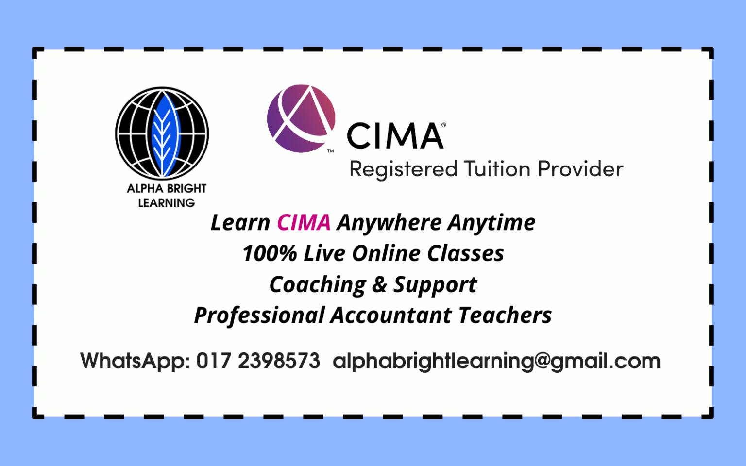 CGMA FLP | Alpha Bright Learning